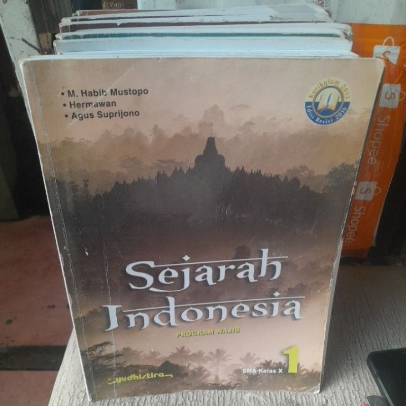 Jual buku Sejarah indonesia sma kelas 10 wajib penerbit yudistira | Shopee Indonesia