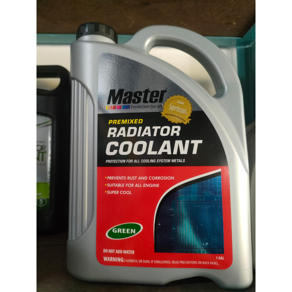Jual Master Coolant Radiator Merah / Hijau kemasan 4L | Shopee Indonesia