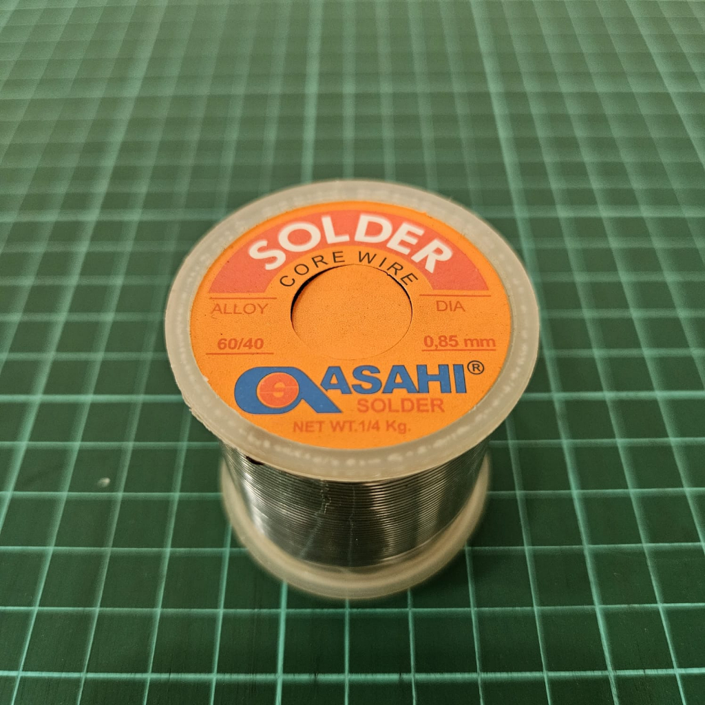 Jual Asahi Timah Solder 0.85 mm 60/40 Core Wire 1/4 kg | Shopee Indonesia
