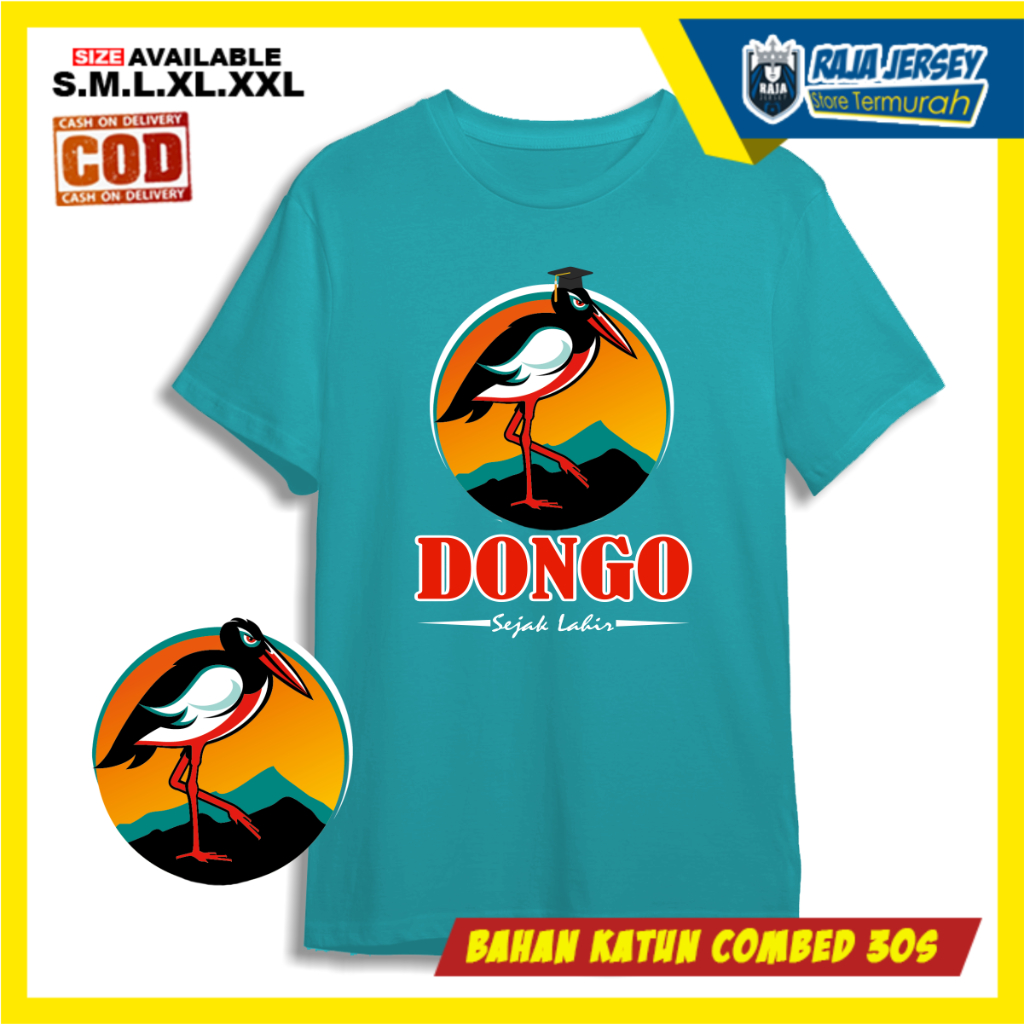 Jual T-shirt Baju Kaos Plesetan DONGO SEJAK LAHIR Kaos Pria Wanita Cotton Combed 30s | Shopee ...