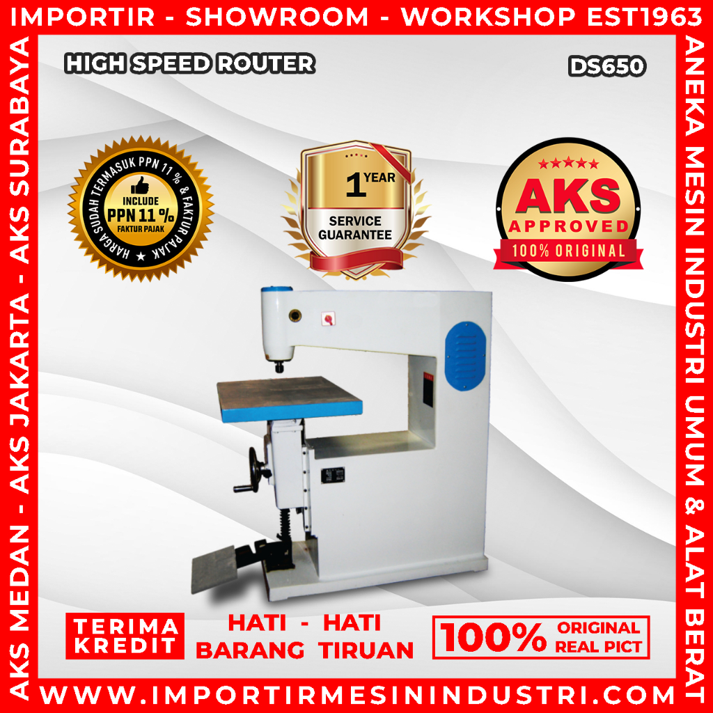 Jual Mesin Router Kayu High Speed Router AKS - DS650 | Shopee Indonesia