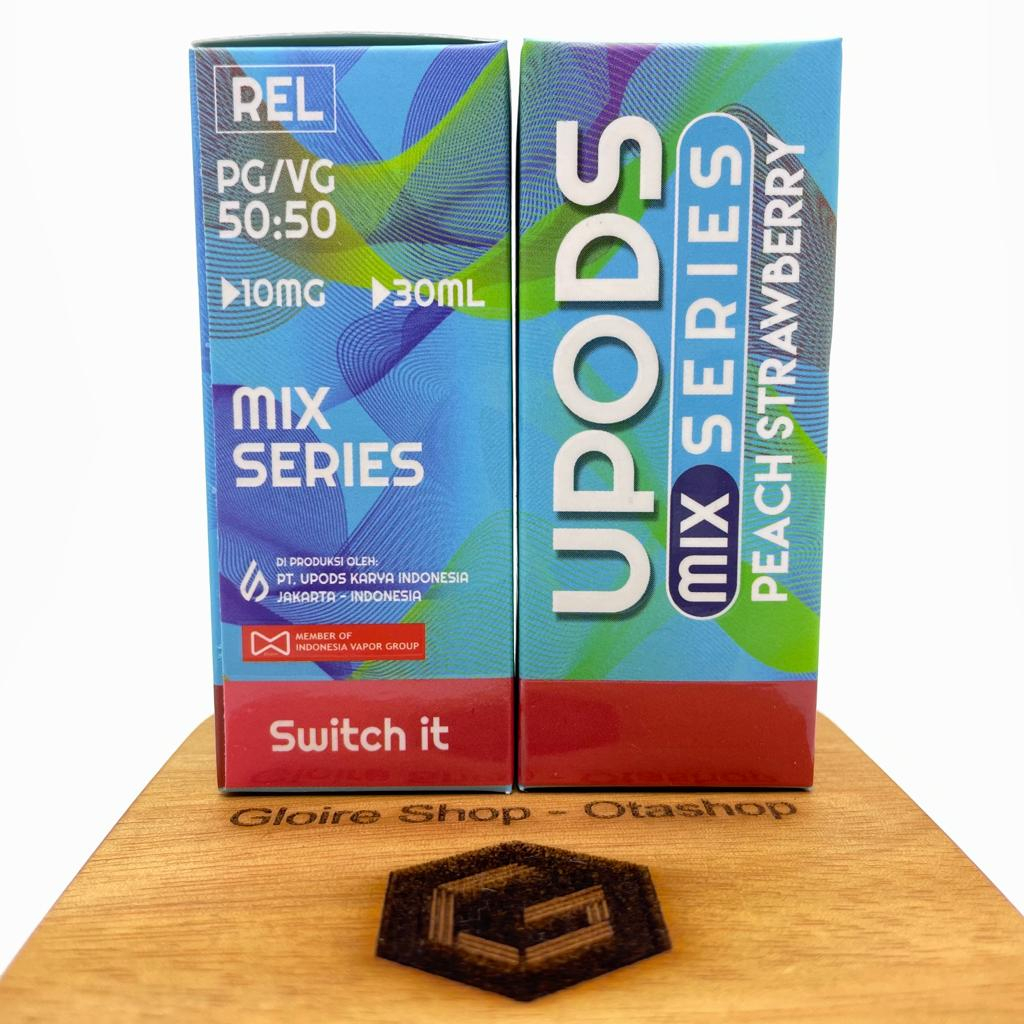 Jual SALT - Upods PEACH STRAWBERRY Mix Series 30ml 10mg Liquid Pods ...