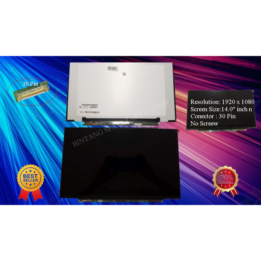 Jual Layar Lcd Led Laptop Dell Latitude 14 3410 FHD Small Frame No ...