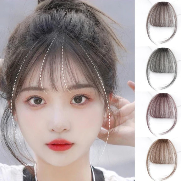 Jual RSW PONI CLIP RAMBUT PALSU WANITA TIPIS + SIDE BANG | Shopee Indonesia