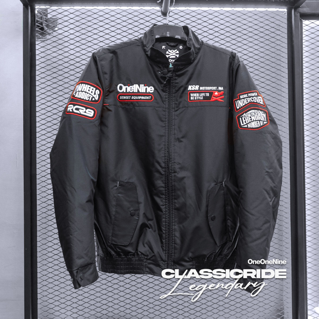 Jual KSR ONEONENINE - JACKET CLASSIC RIDE LEGENDARY BLACK SERIES ...