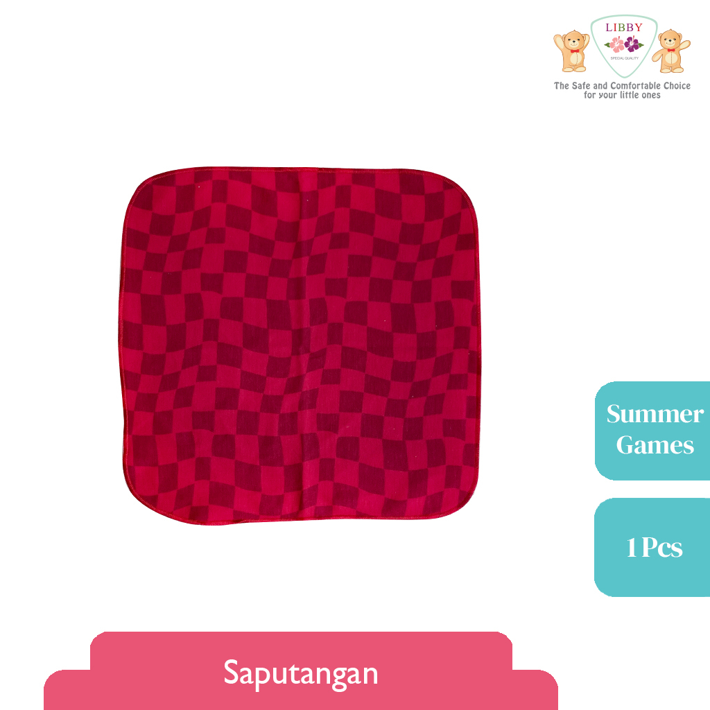 Jual LIBBY Saputangan/Selampai/Lap Motif Summer Games (1 pcs) | Shopee ...