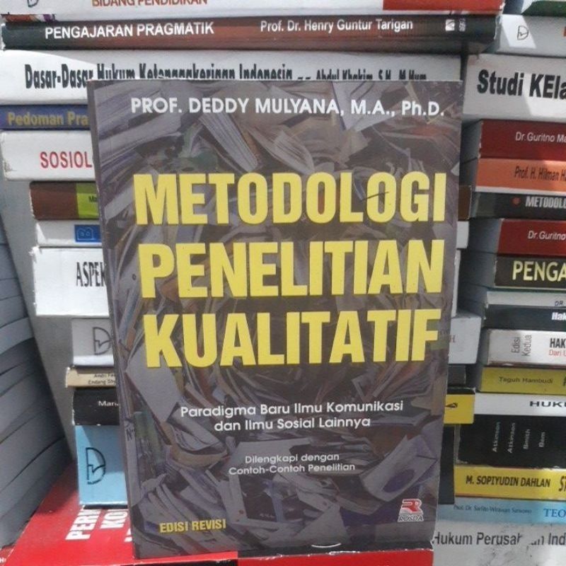 Jual metodologi penelitian kualitatif paradigma baru ilmu komunikasi ...