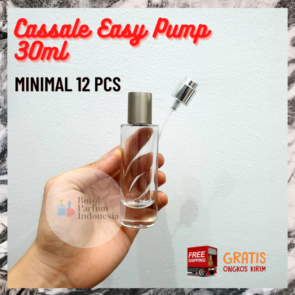 Jual BOTOL PARFUM CASA LE 30ML EASY PUMP - BOTOL PARFUM KOSONG CASSALE ...