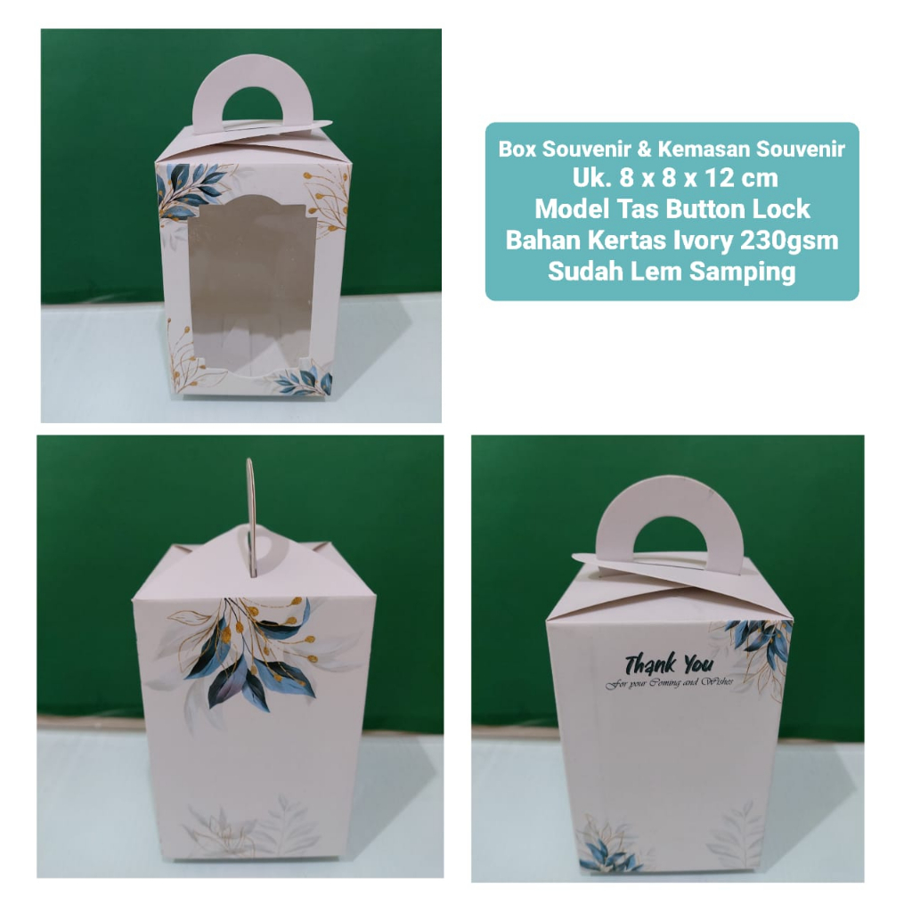 Jual Box Souvenir & Kemasan Souvenir Uk. 8 x 8 x 12 cm | Shopee Indonesia