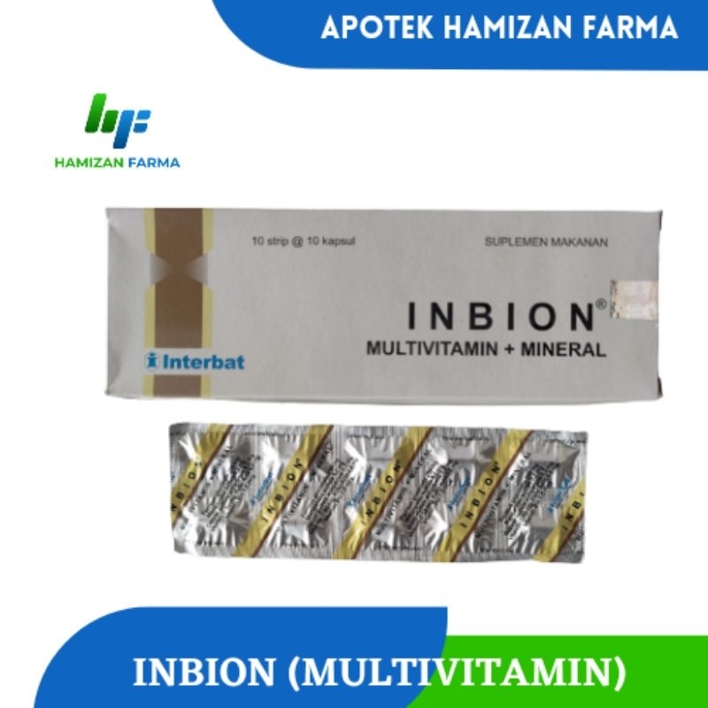 Jual INBION 10 KAPSUL / MULTIVITAMIN INBION | Shopee Indonesia