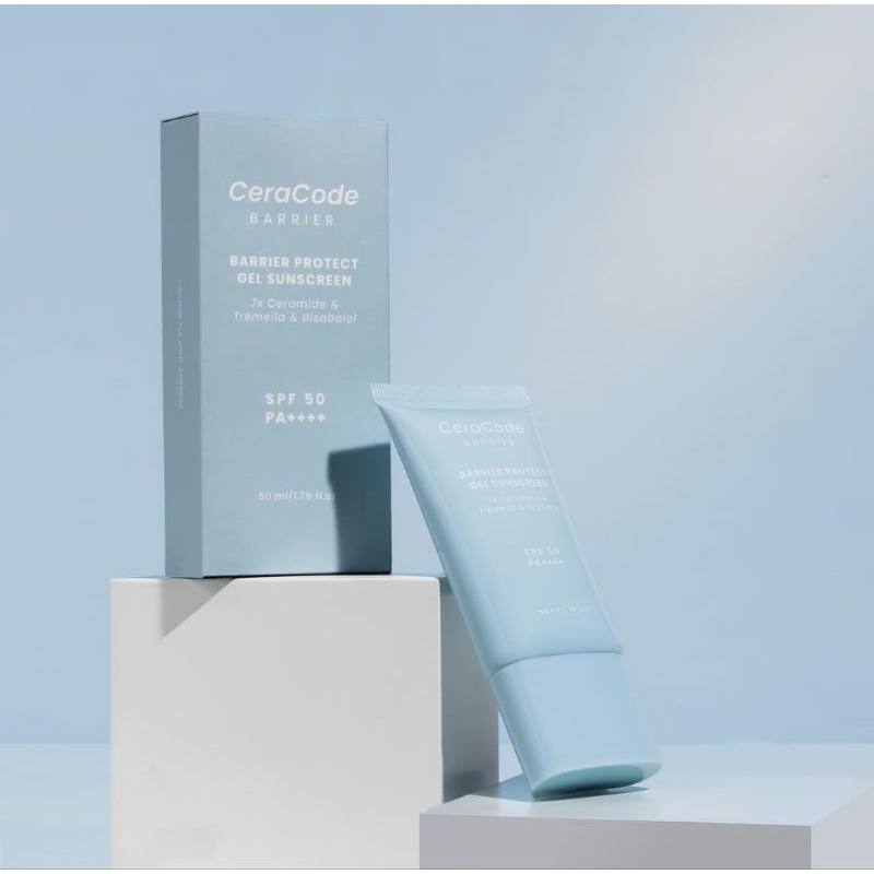 Jual CeraCode Barrier Protect Gel Sunscreen SPF 50 PA++++ | Shopee Indonesia