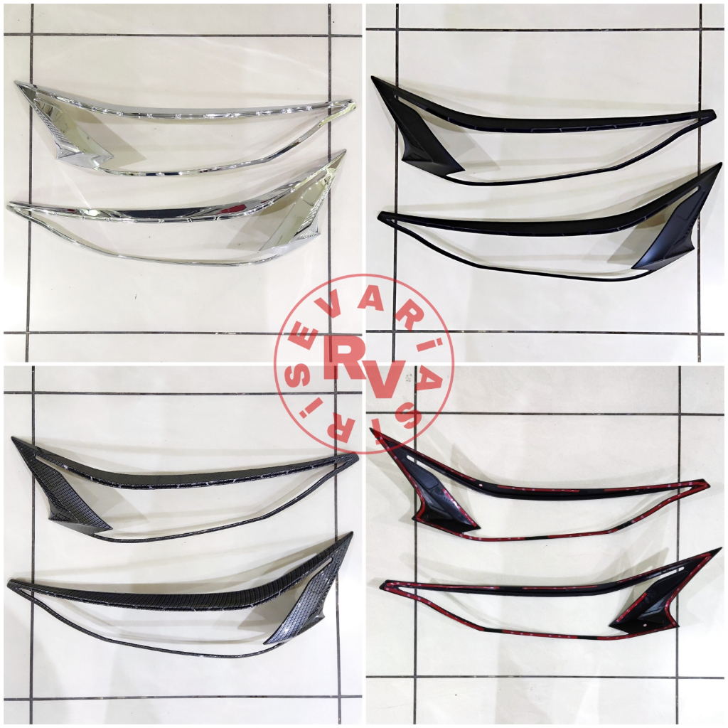 Jual Head Lamp Garnish Cover List Lampu Depan All New Veloz 2021 2022 ...