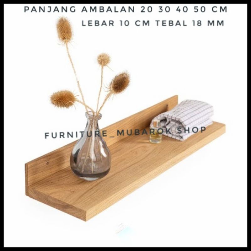 Jual RAK AMBALAN DINDING KAYU AMBALAN KAYU ORGANIZER HIASAN KAMAR ...