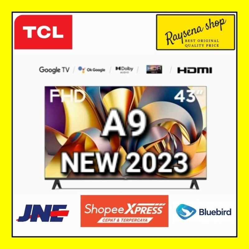 Jual TCL LED TV 43A9 FHD ANDROID 11 TV 43 INCH NEW 2023 | Shopee Indonesia