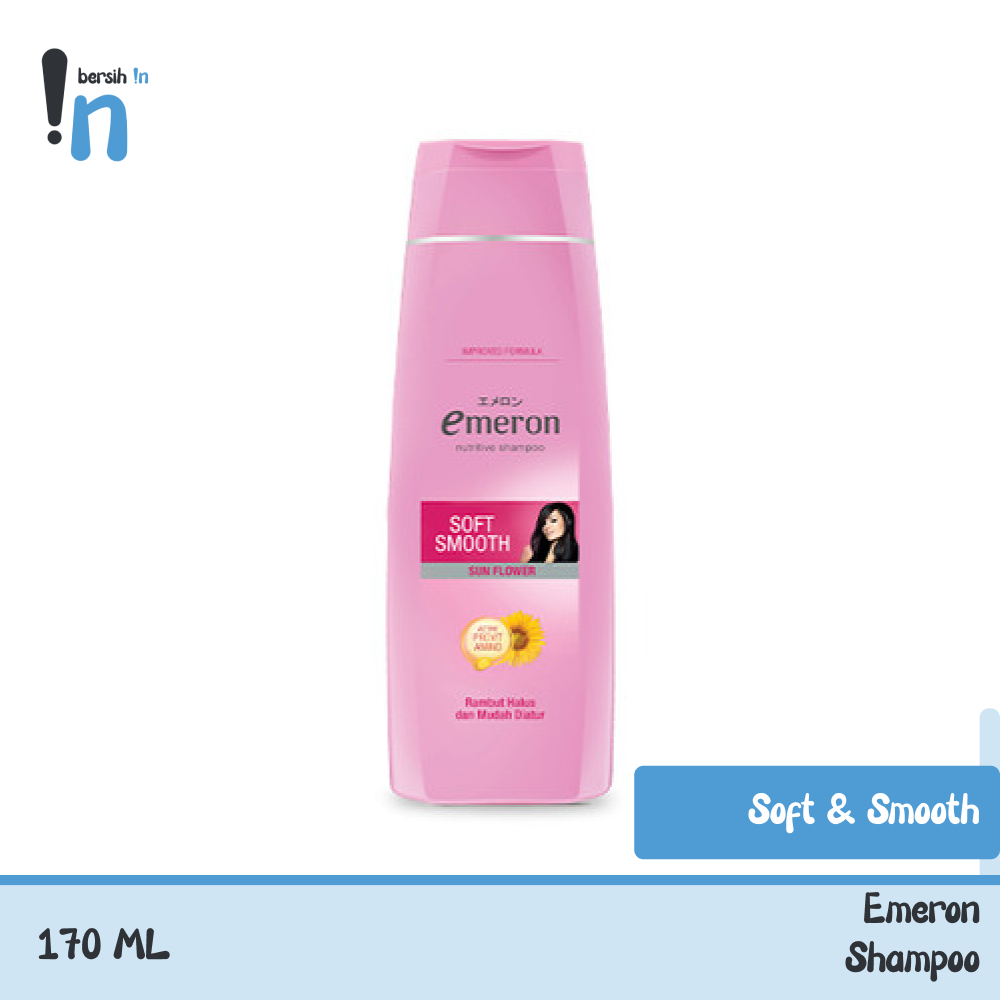 Jual Emeron Shampoo 170ML Soft & Smooth (Pink) | Shopee Indonesia