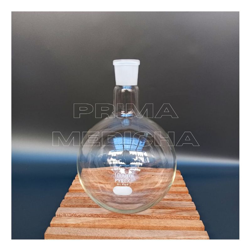 Jual PYREX Boiling Flask / Labu Alas Bulat / Labu Alas Datar | Shopee ...