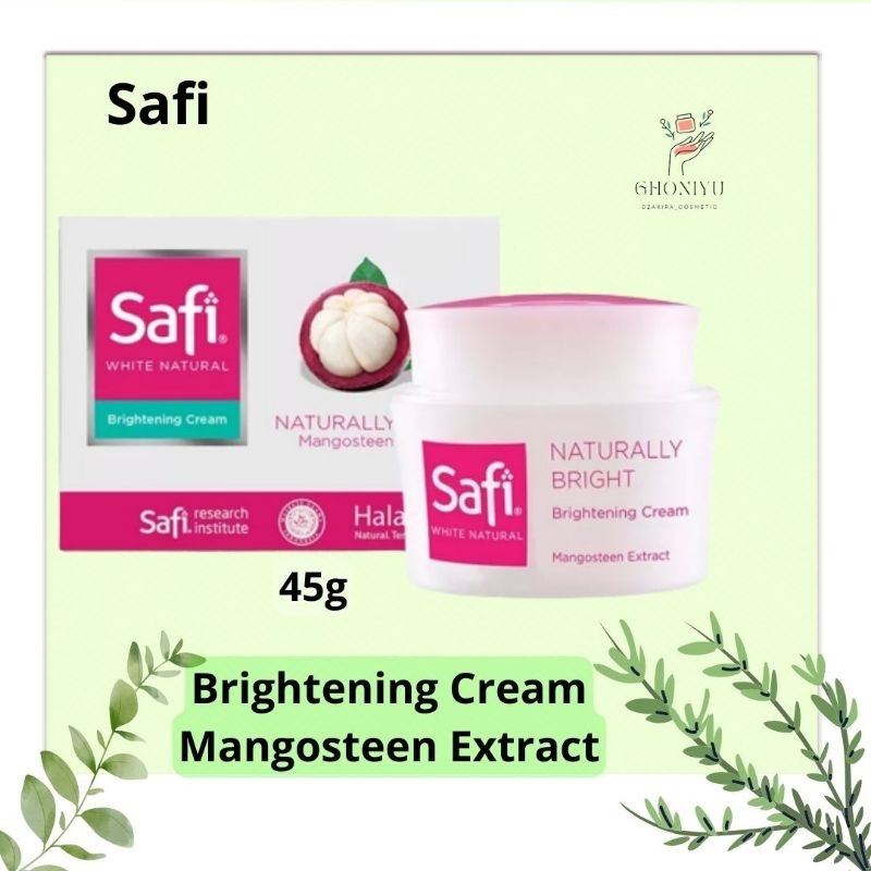 Jual Safi White Natural Brightening Cream Mangosteen 45g | Shopee Indonesia