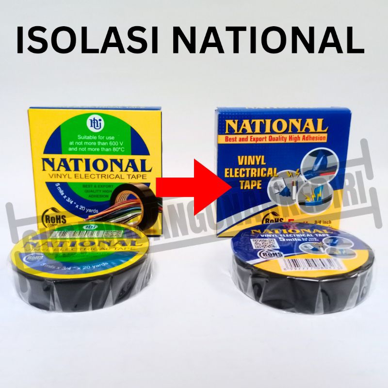 Jual [100% ORIGINAL] Isolasi national | isolasi listik | solasi ...