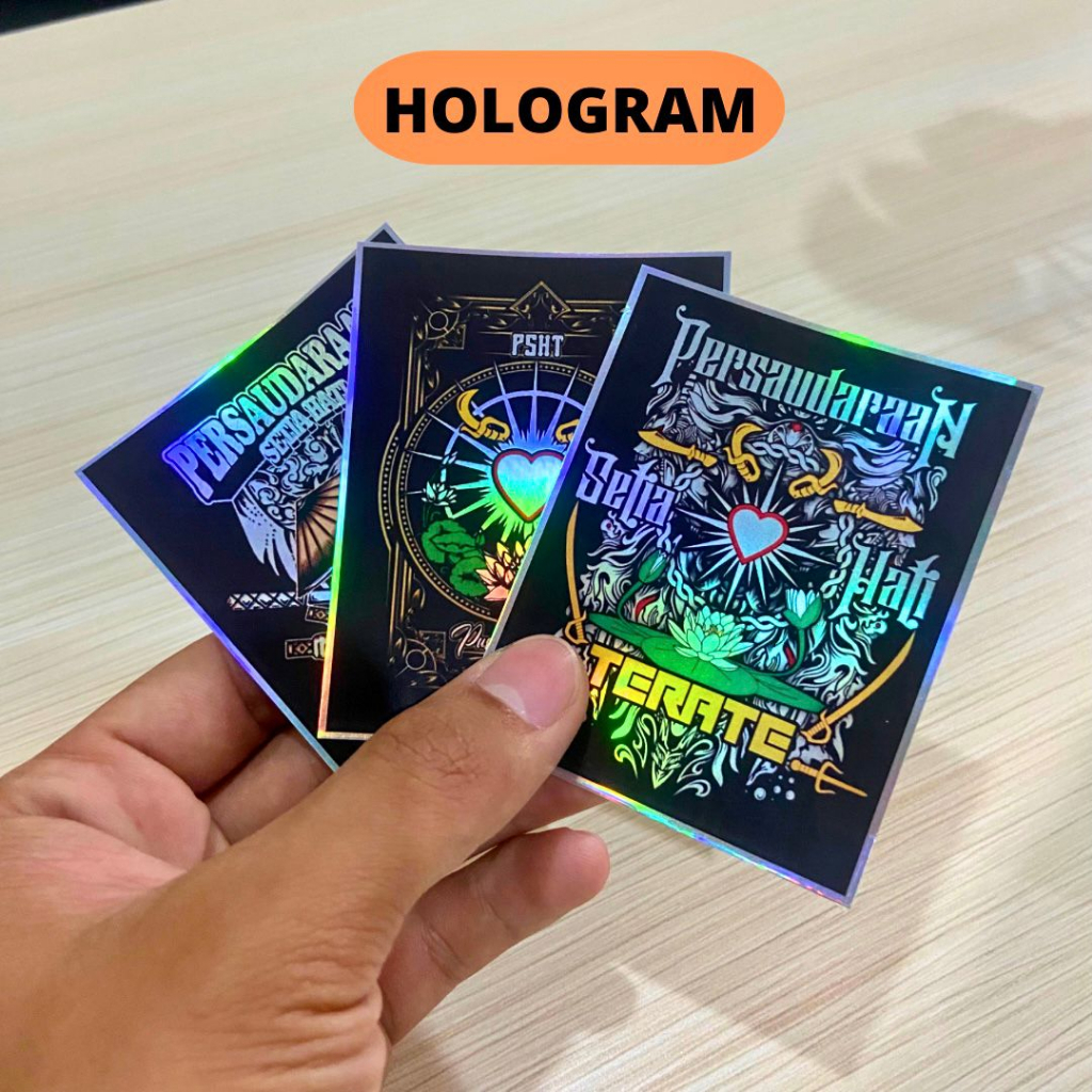 Jual STIKER PSHT HOLOGRAM BAHAN ANTI AIR UKURAN SEDANG | Shopee Indonesia