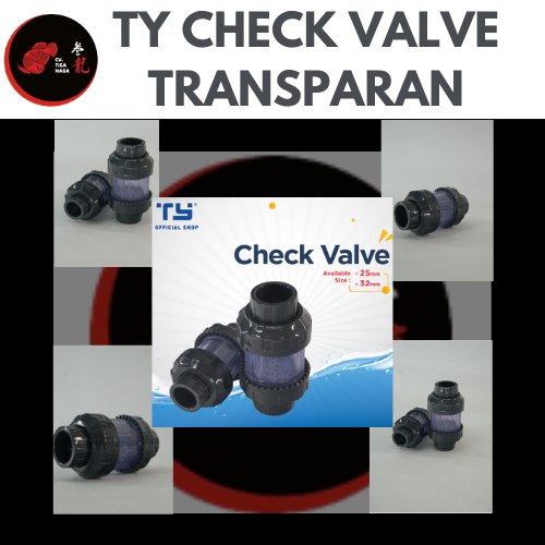 Jual TY Aquarium Check Valve Transparan | Shopee Indonesia