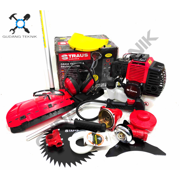 Jual Mesin Pemotong Padi Rumput 2Tak GT3800G-012X STRAUS / Paddy Reaper ...