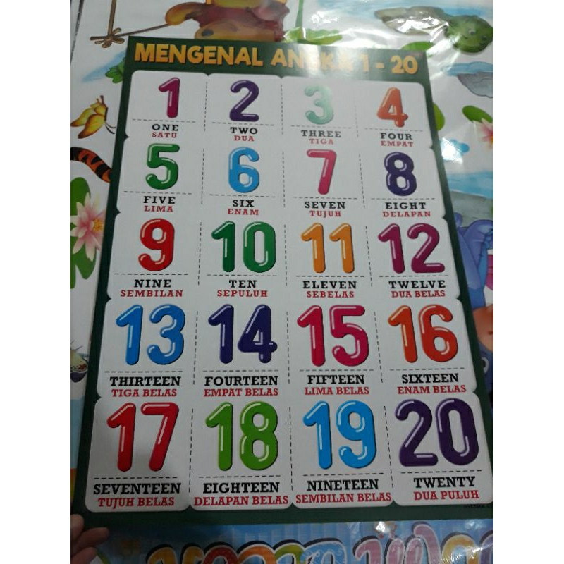 Jual Poster berhitung | Shopee Indonesia