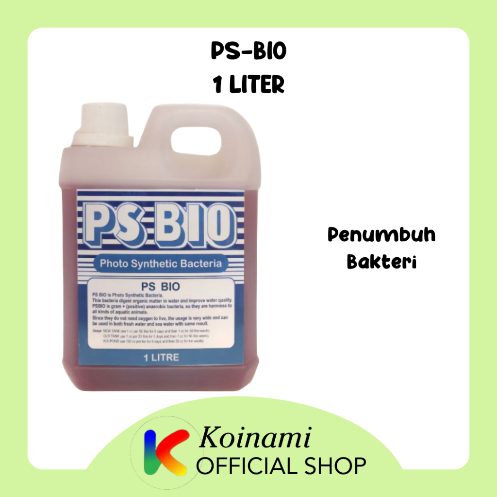 Jual PS-BIO 1 liter / penjernih kolam ikan / penumbuh bakteri ...