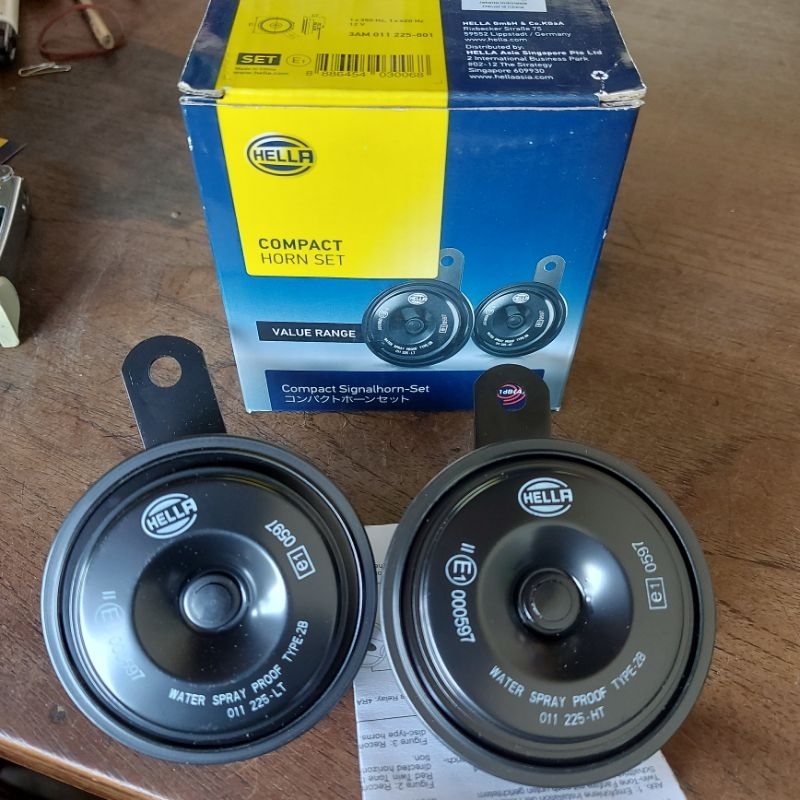 Jual Klakson Horn Hella Classic Disc 12V Universal 1 Set / 2 Buah ...