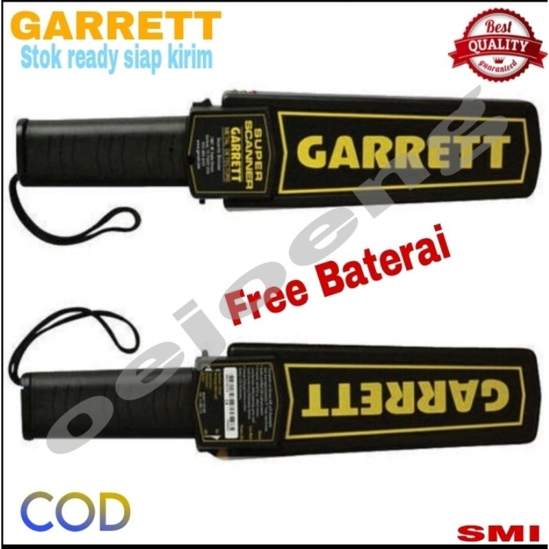 Jual Metal Detektor Garret Hand Held Metal Detector Super Scanner ...