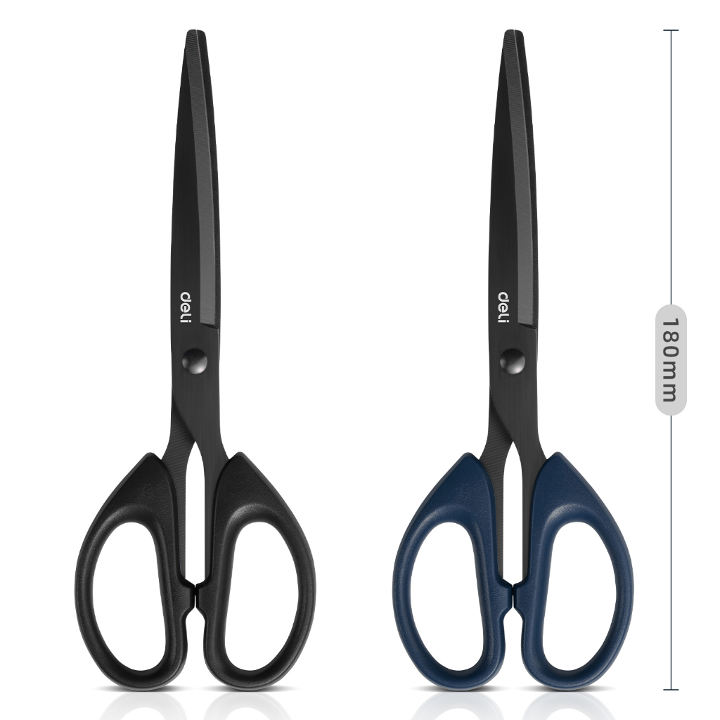 Jual Deli Gunting Teflon / Scissor Anti Karat Nyaman Digenggam 6009-S ...