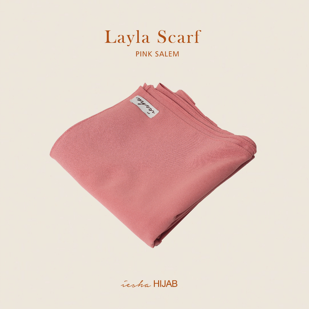 Jual Lishani Hijab Segi Empat Jumbo Layal Scarf Bahan Diamond Pink ...