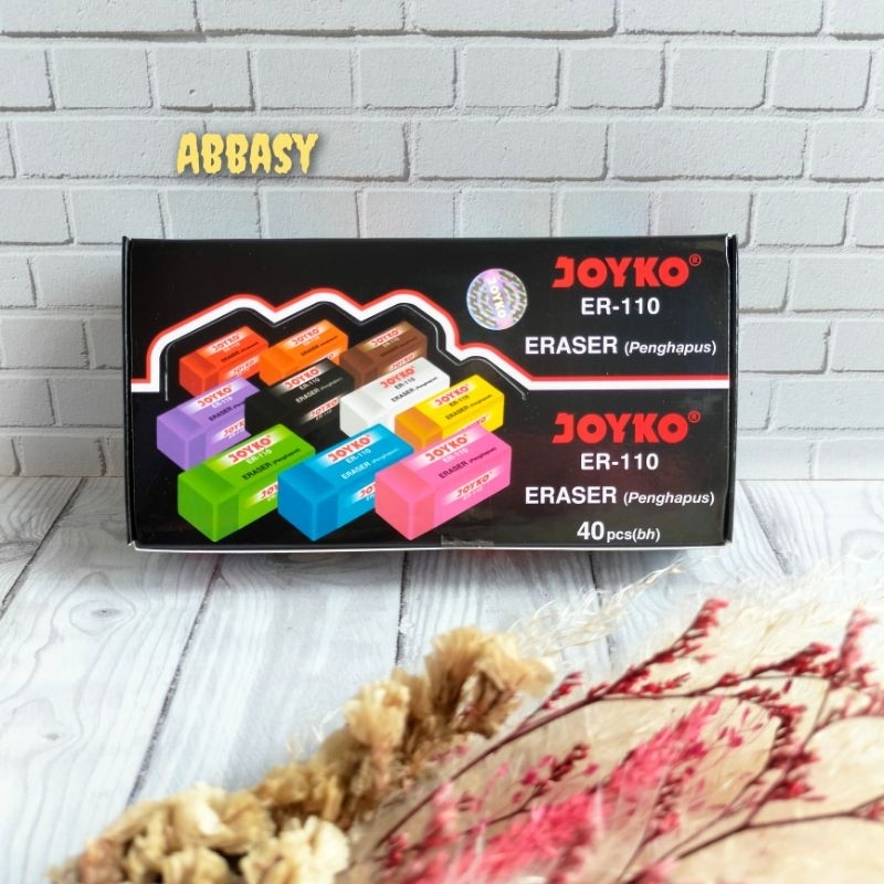 Jual Penghapus Kecil / Eraser Warna-Warni Joyko ER-110 ( 20 pcs ) | Shopee Indonesia