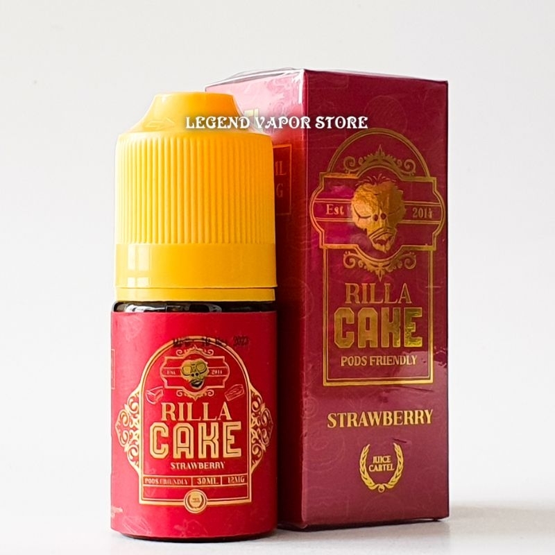 Jual SALT NIC - LIQUID RILLA CAKE V2 Strawberry Poundcake 30ML 12MG ...