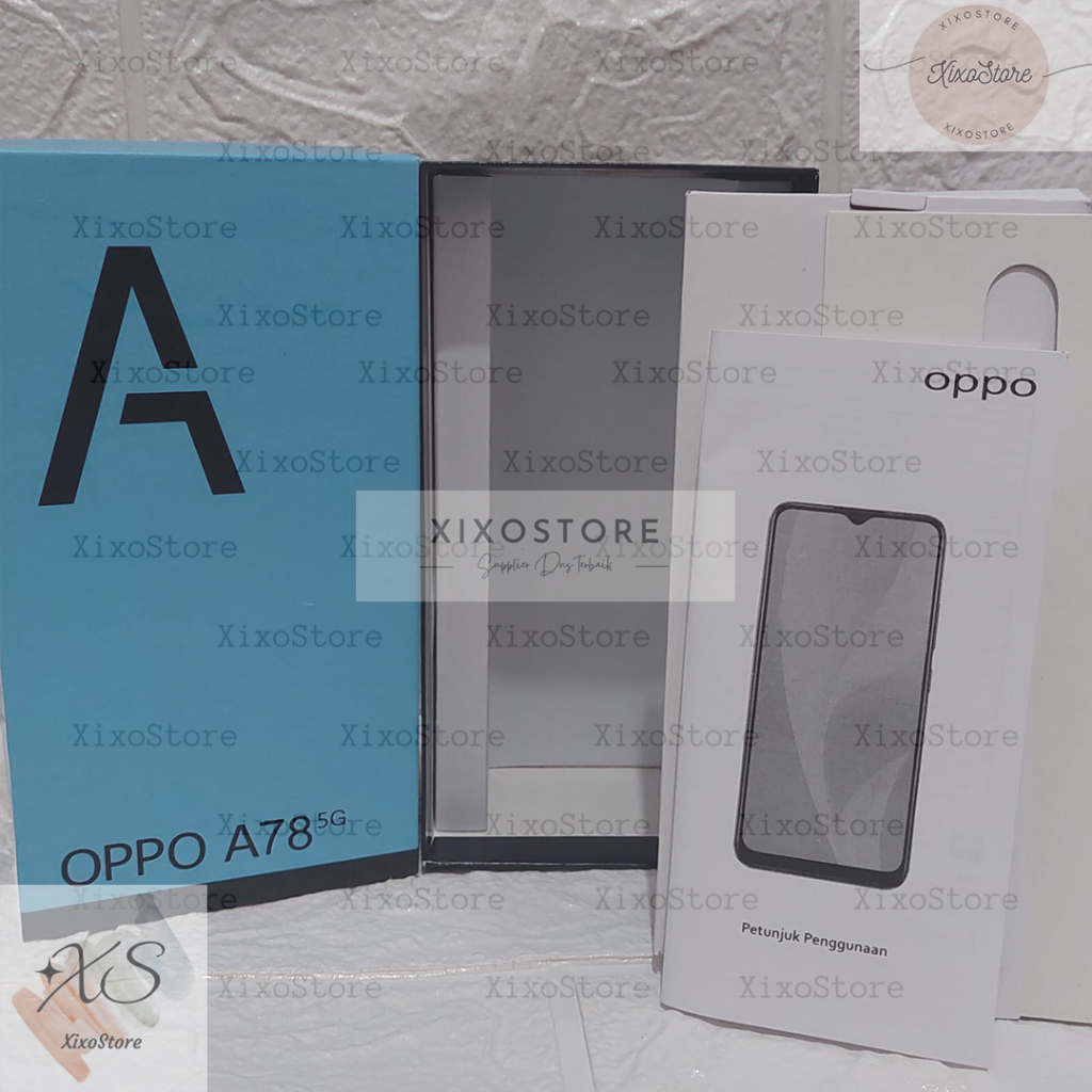 Jual DUS / KOTAK OPPO A78 5G FREE STIKER DAN FULL AKSESORIS - FULLSET ...