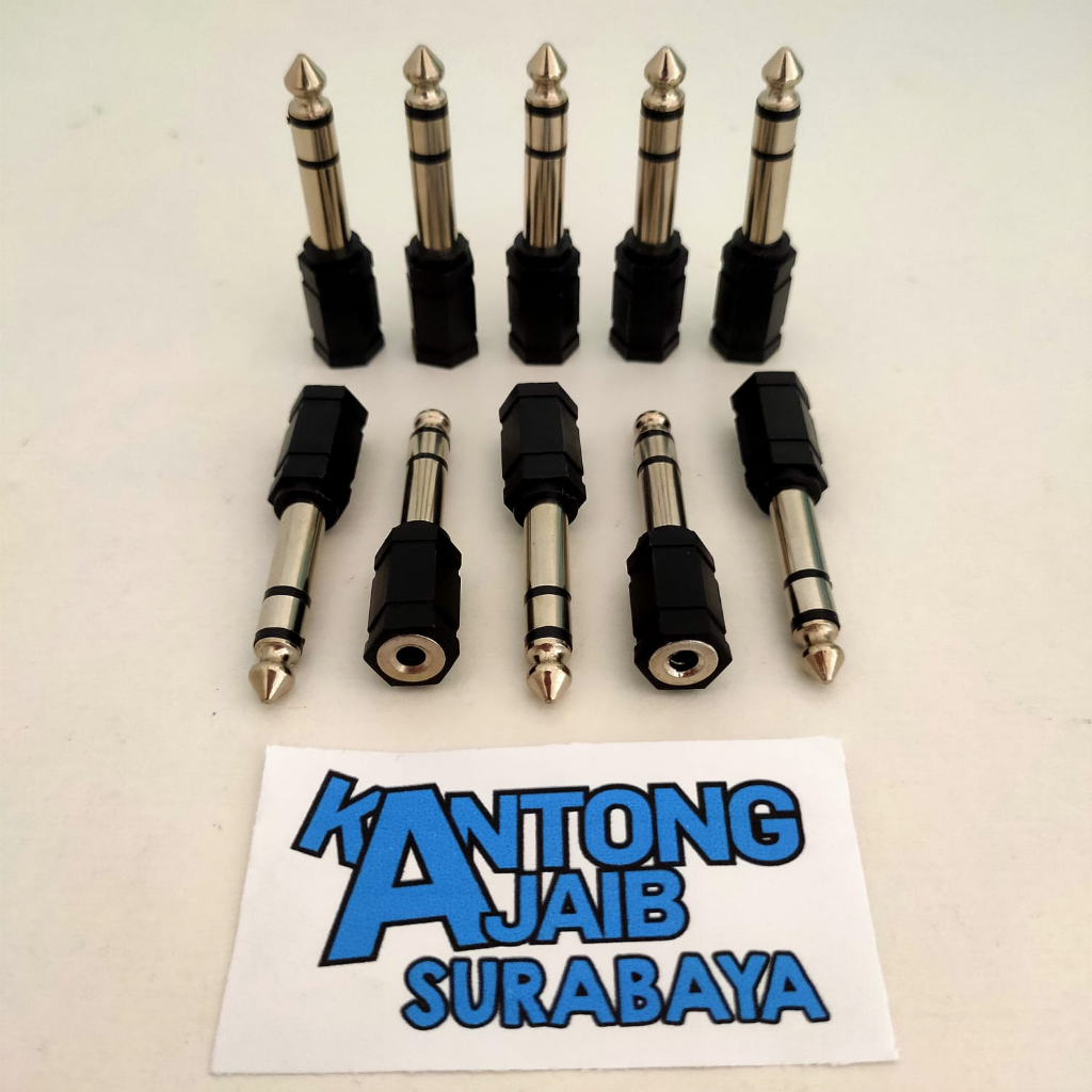Jual Sambungan Jack Mini Stereo 3.5mm to Jack Akai Stereo 6.5mm ...