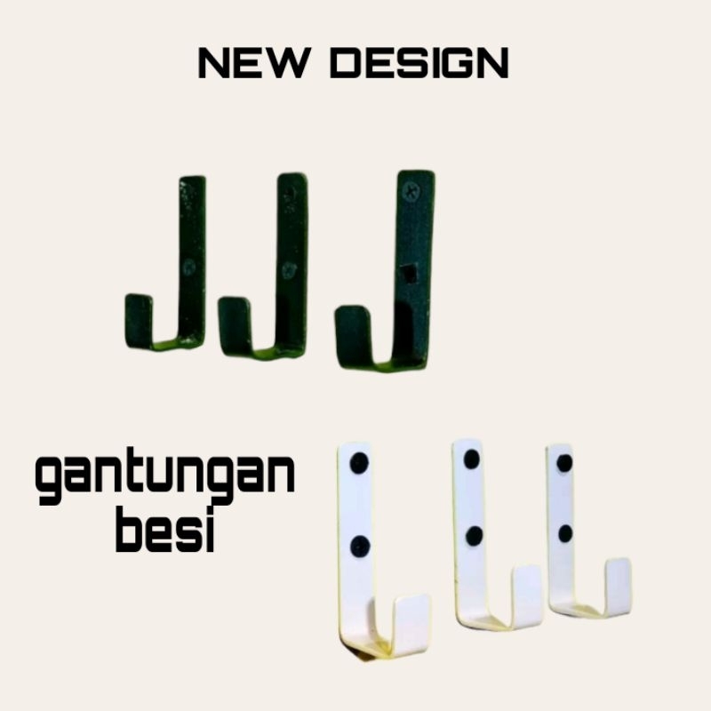Jual gantungan hook dinding besi tebal | Shopee Indonesia