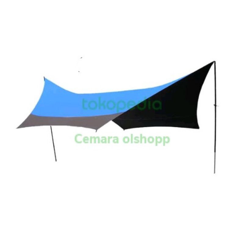 Jual FLYSHEET HEXAGONAL 3X4 METER 2 WARNA - FLYSHEET 3X4 WATERPROOF ...