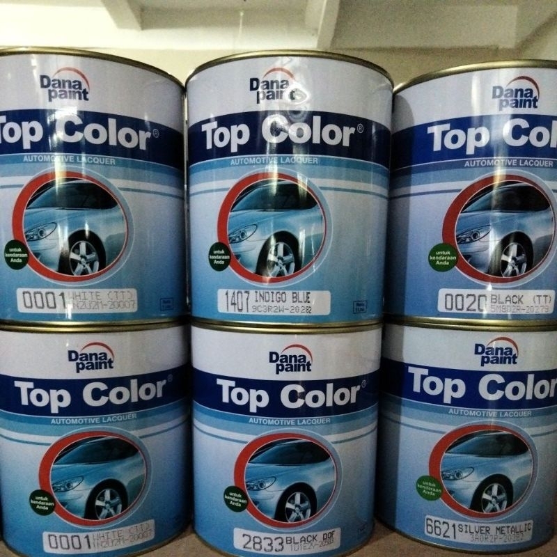Jual INDO PAINT - CAT TOP COLOR DANA PAINT BUAT BESI DAN KAYU ISI 1 ...