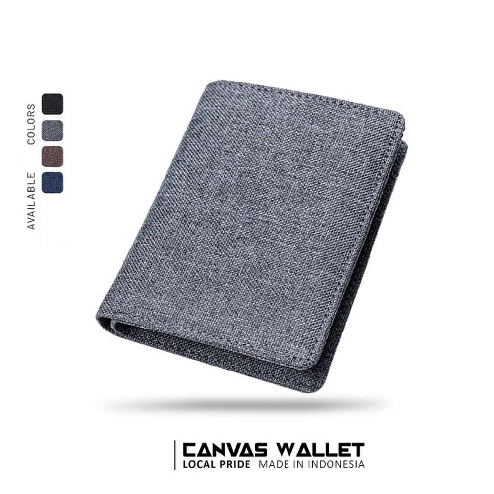 Jual Dompet Pria Kanvas 3/4 JP60 Dompet Pria Berkualitas men Wallet ...