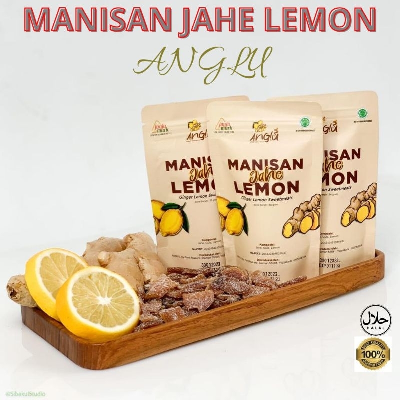 Jual MANISAN JAHE LEMON PREMIUM 100 GRM GINGER HERBAL PERMEN HIGIENIS ...