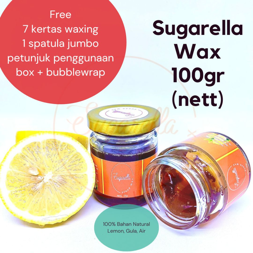 Jual [100gr] SUGARELLA Sugar Wax Netto 100gr Penghilang Bulu Rambut ...