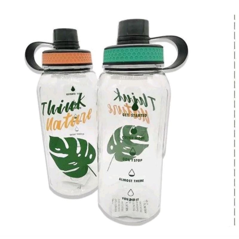 Jual BOTOL THINK NATURE 2000 ML BOTOL MINUM 2 LITER DRINK BOTTLE (hijau ...