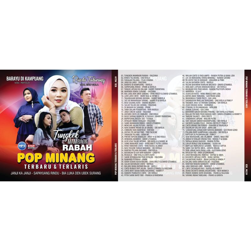 Jual Lagu Mp3 Pop Minang 2023 | Shopee Indonesia