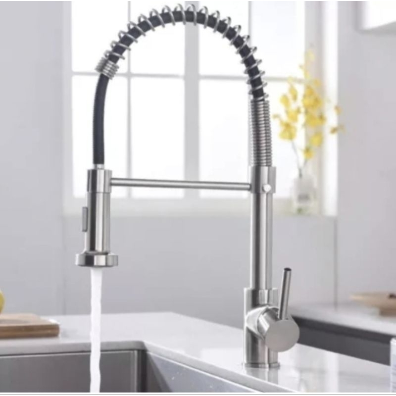 Jual KRAN PANTRY STAINLESS/KRAN MIXER PANAS DINGIN/KRAN SINK PANTRY ...
