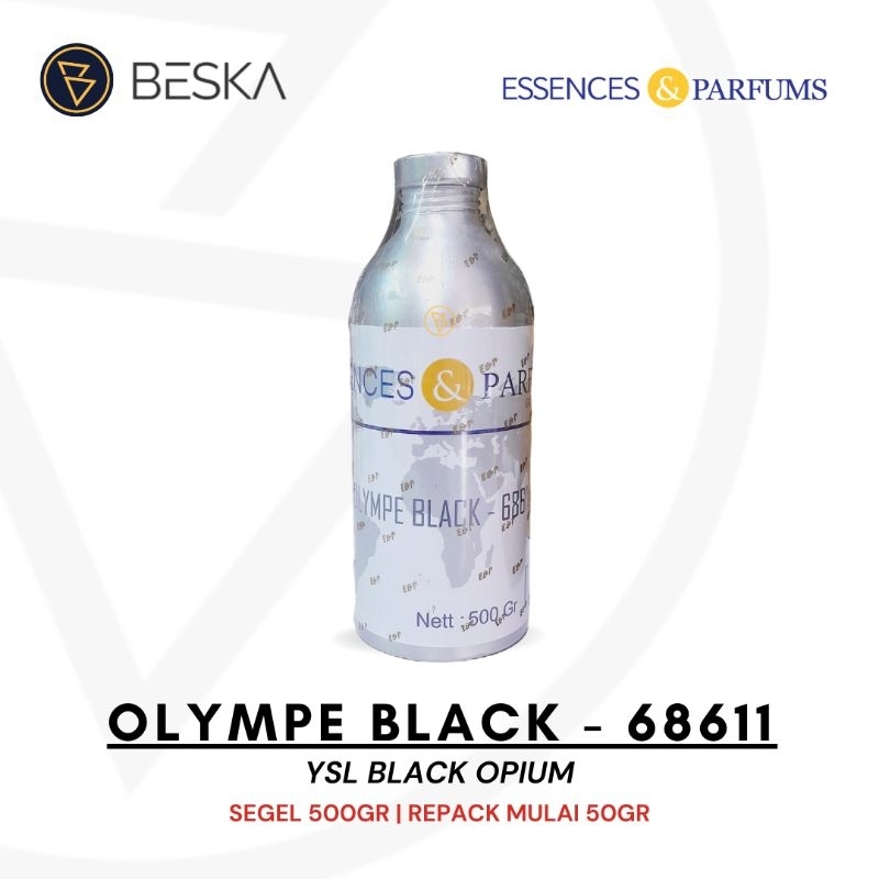 Jual OLYMPE BLACK B 68611 ESSENCES REPACK BIBIT PARFUM MURNI | Shopee ...
