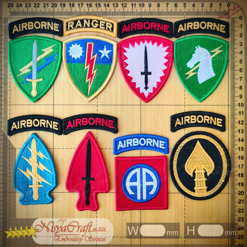 Jual NCEP0101-0191 US Army Airborne Special Operation | Shoulder Sleeve Insignia | Patch ...