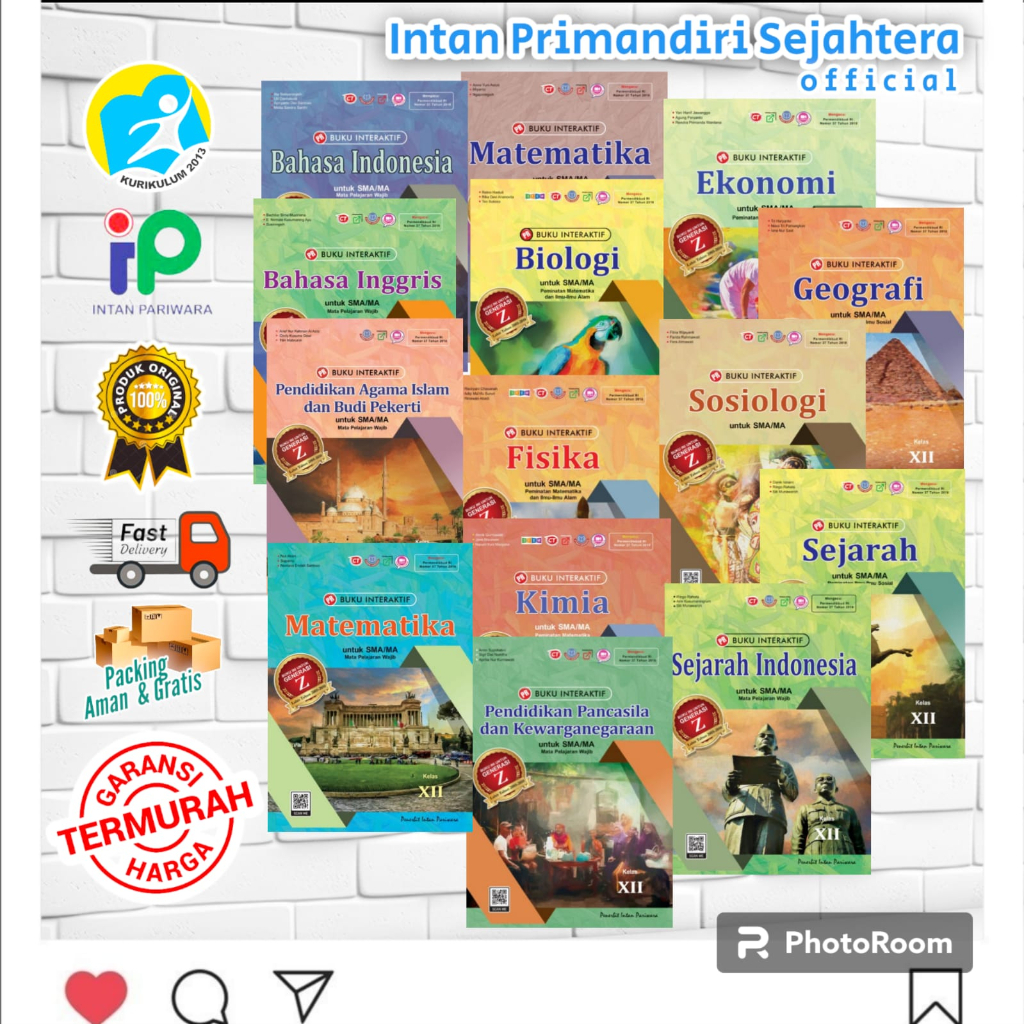 Jual PROMO !!! BUKU PR INTERAKTIF SMA/MA : KELAS 12 SEMESTER 1 & 2 Terbaru 2023/2024 INTAN ...