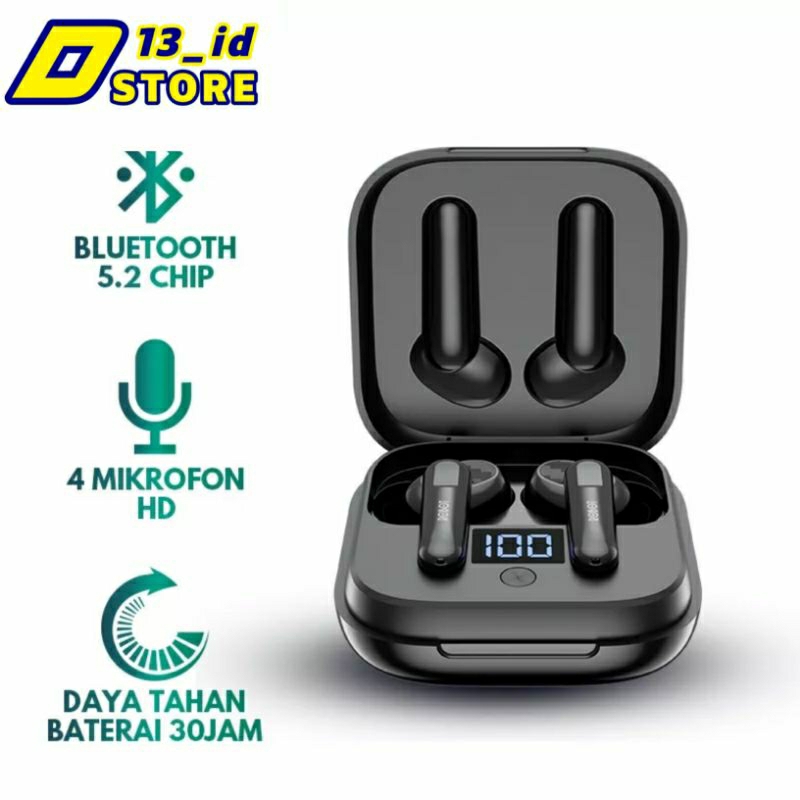 Jual ROBOT TWS Headset Bluetooth 5.3 True Wireless Earphone Flybuds T10 ...