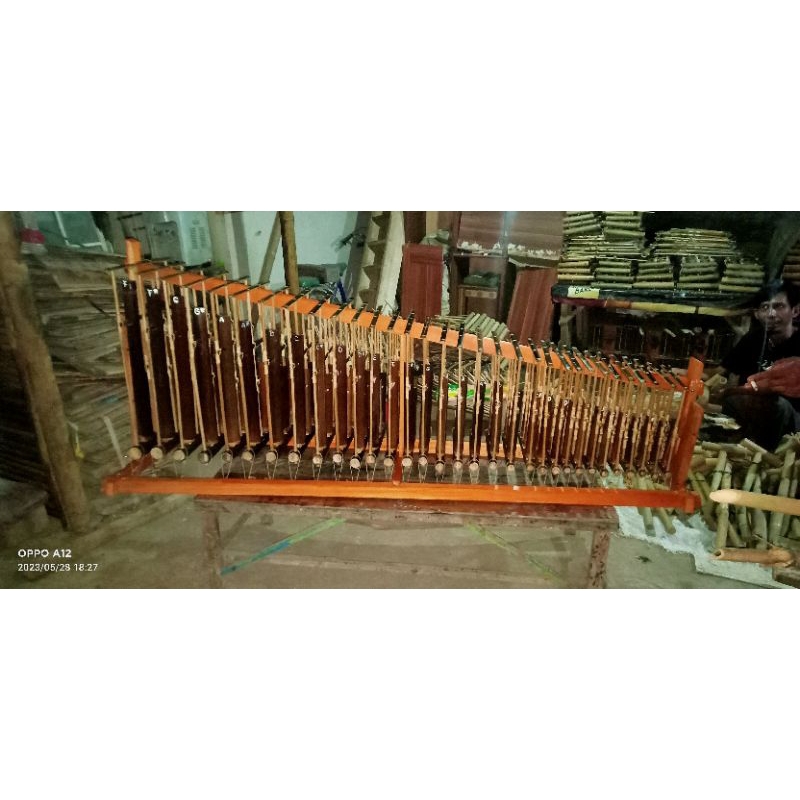 Jual Angklung Melody 31 Nada 3 Tabung Pake Plitur nada Awalan(F#-C ...