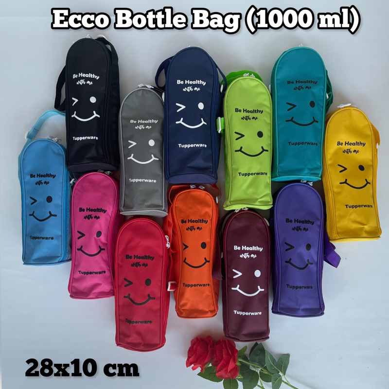 Jual Ecco Botol Bag Tupperware (1000 ml)// sarung botol//tas tempat ...